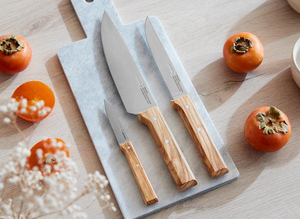 Opinel Parellèle Olive Trio Set – Whitby & Co (UK) Ltd